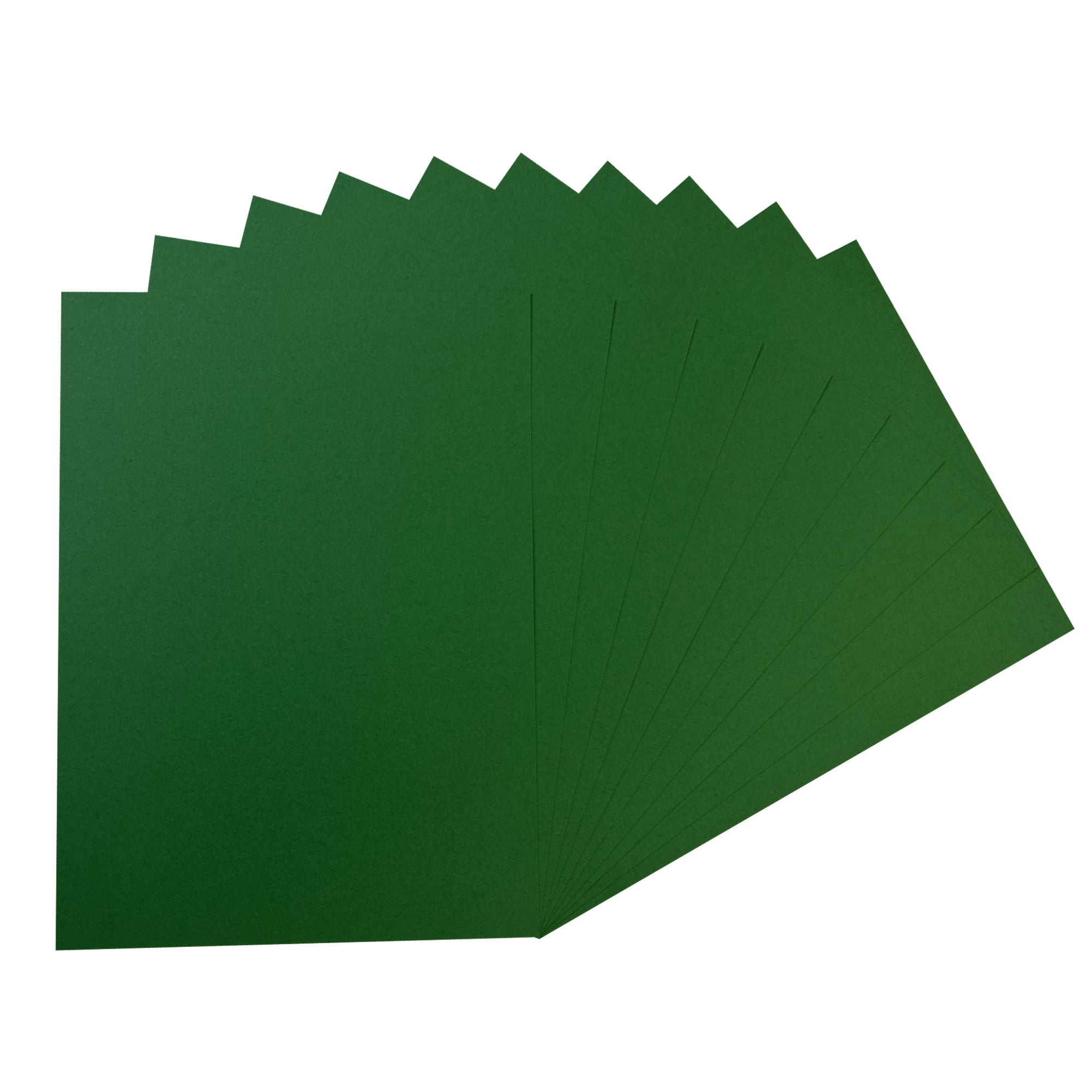 Pack of 50 A5 Dark Green Coloured Card 160gsm Sheets– Shop Inc
