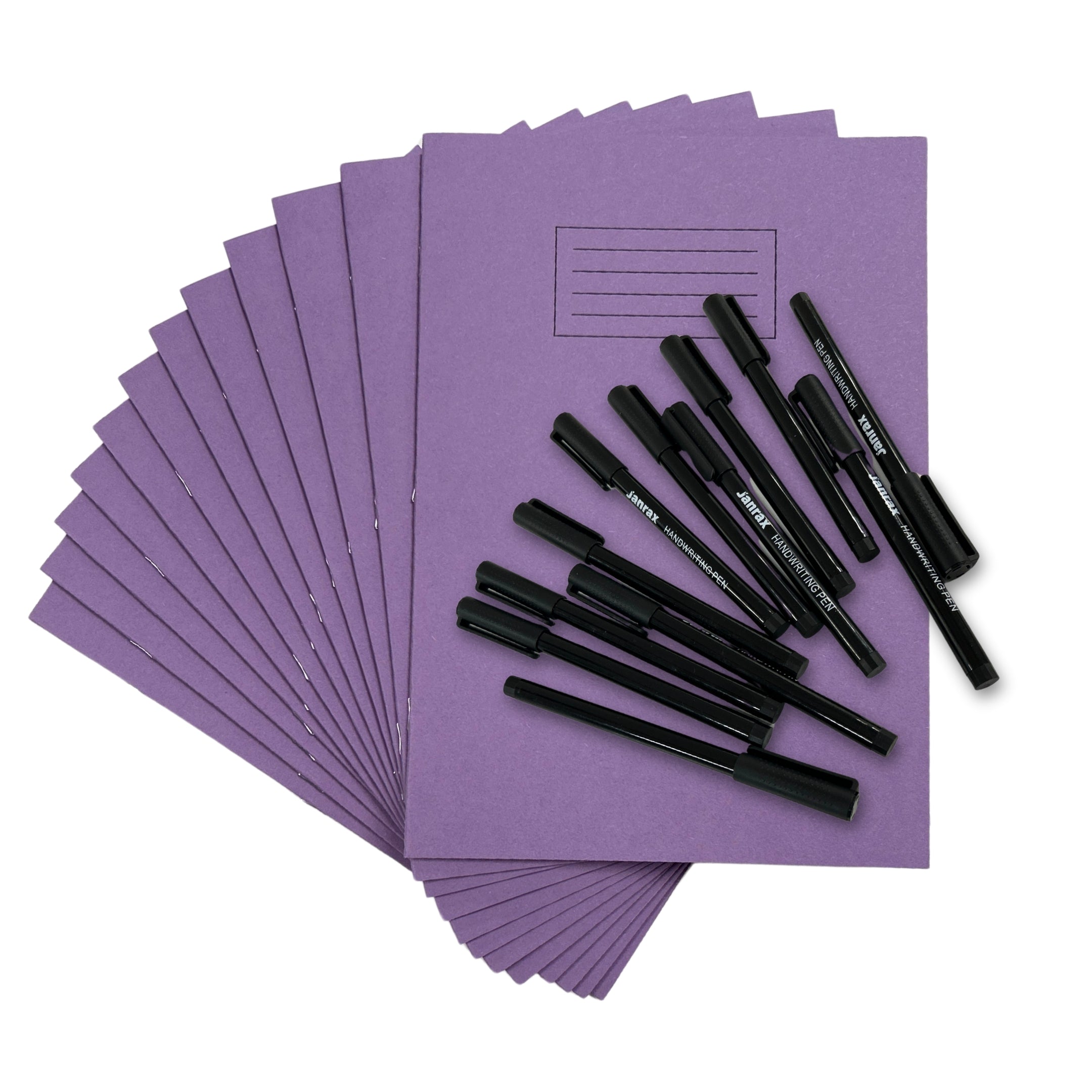 Pack of 36 A4 Handwriting Books with 36 Black Handwriting Pens – Class ...