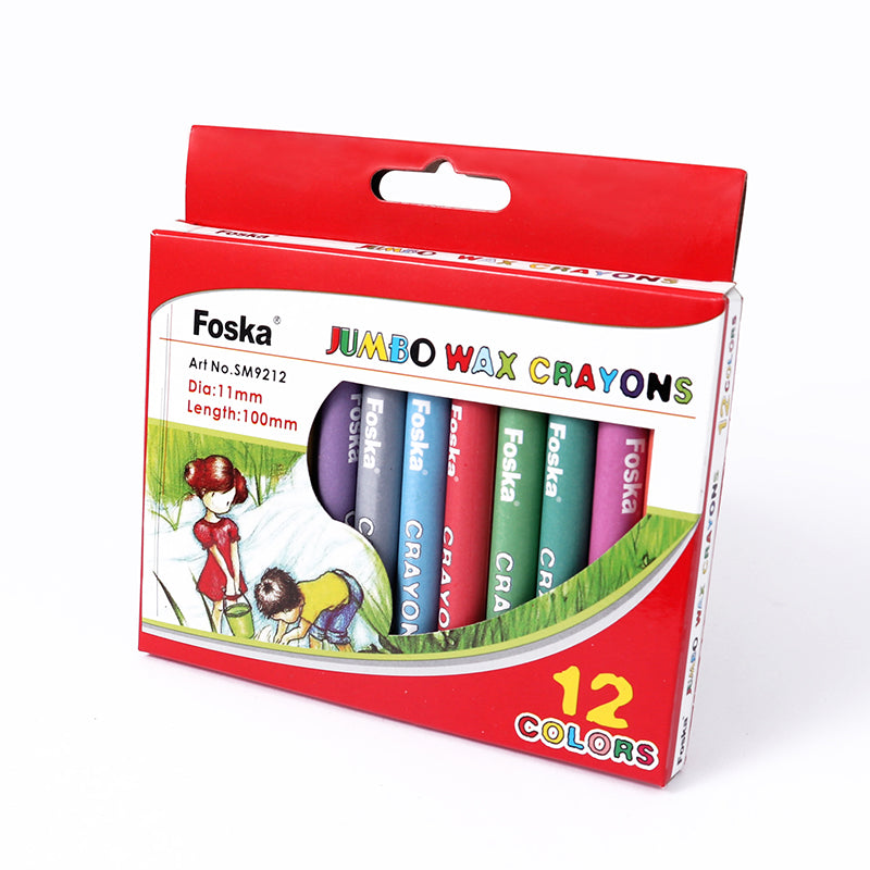 Pack of 12 Jumbo Wax Crayons– Shop Inc