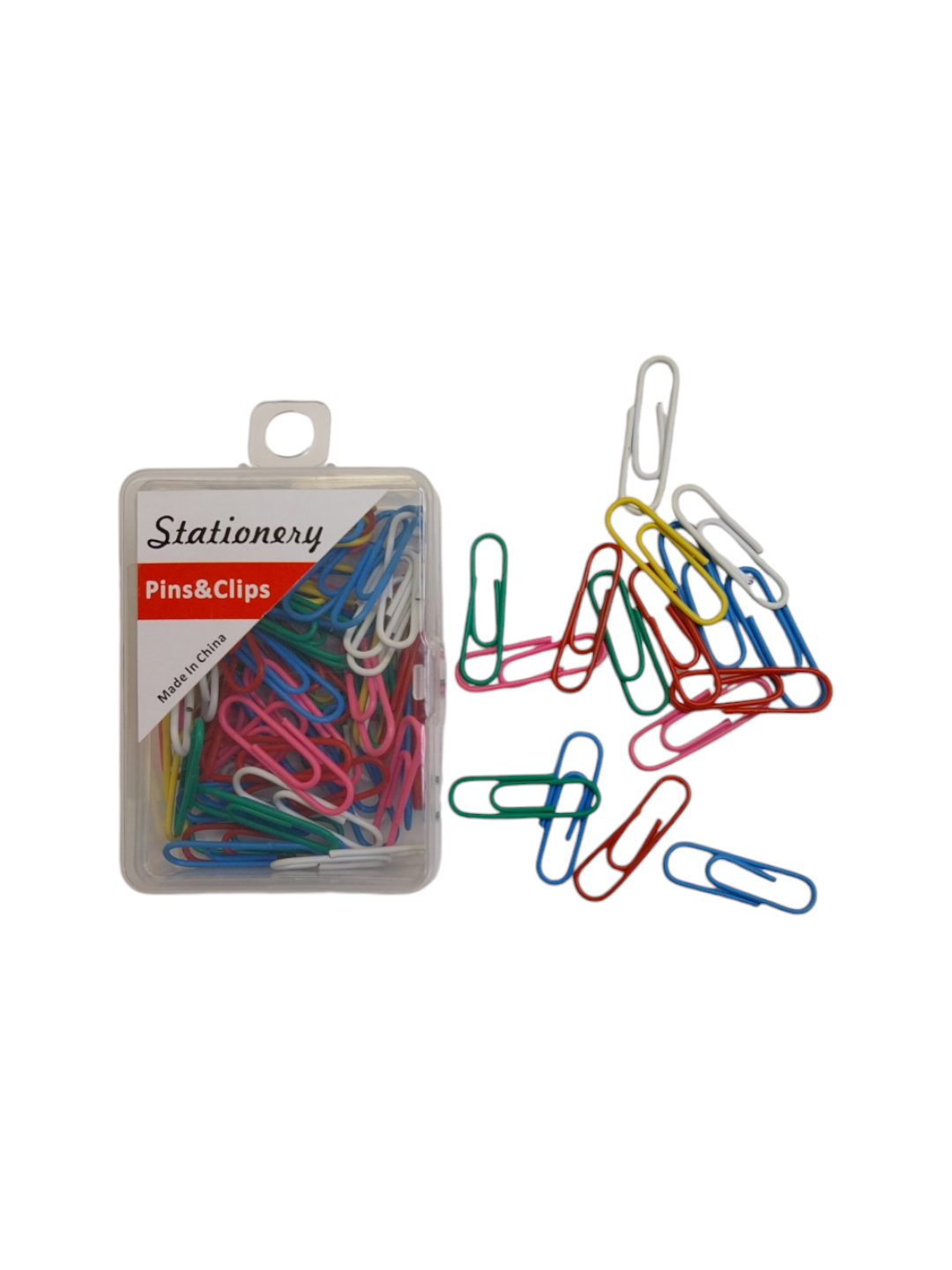Pack of 80 Assorted Coloured Paper Clips– Shop Inc