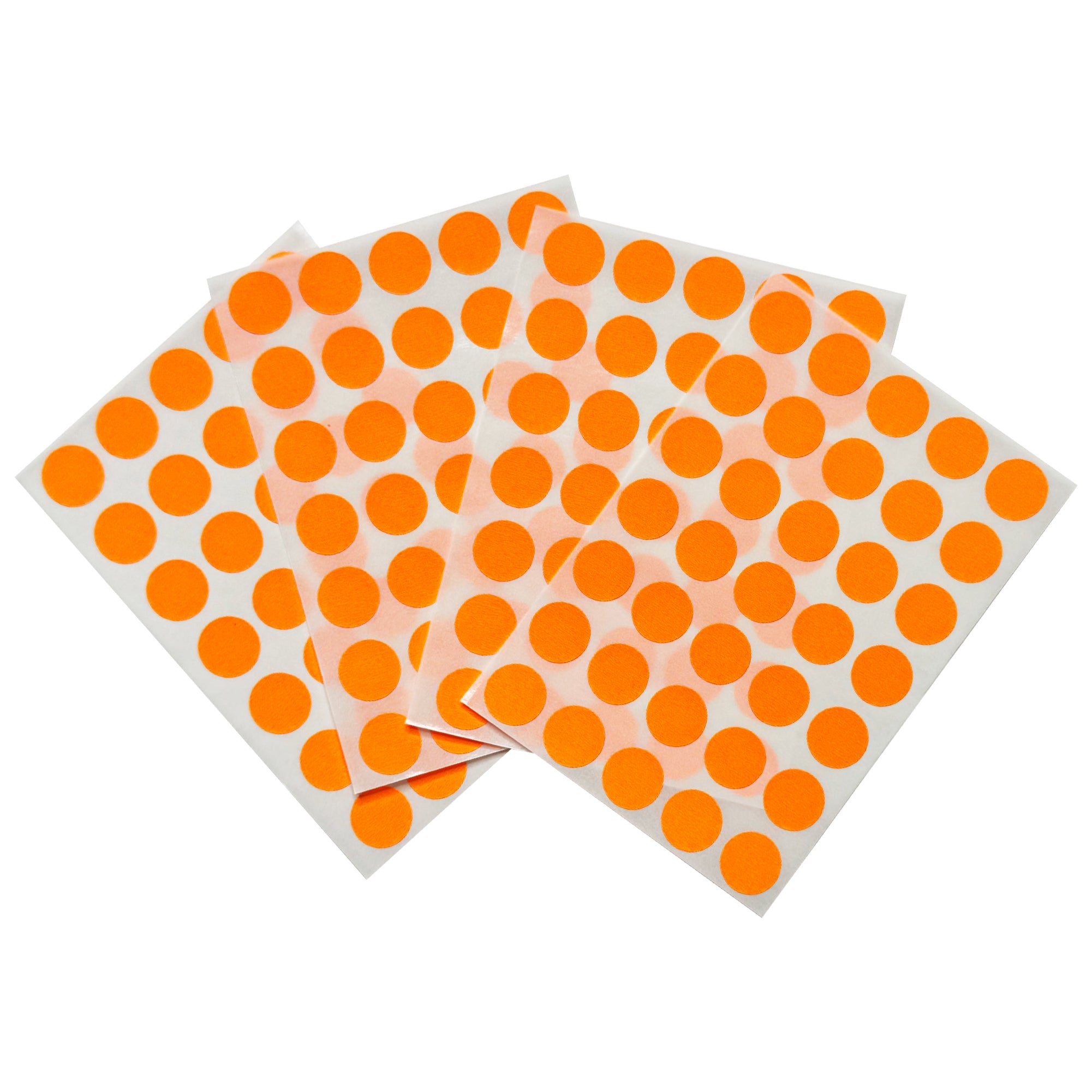 Pack of 700 Fluorescent Orange 13mm Round Labels - Stickers– Shop Inc