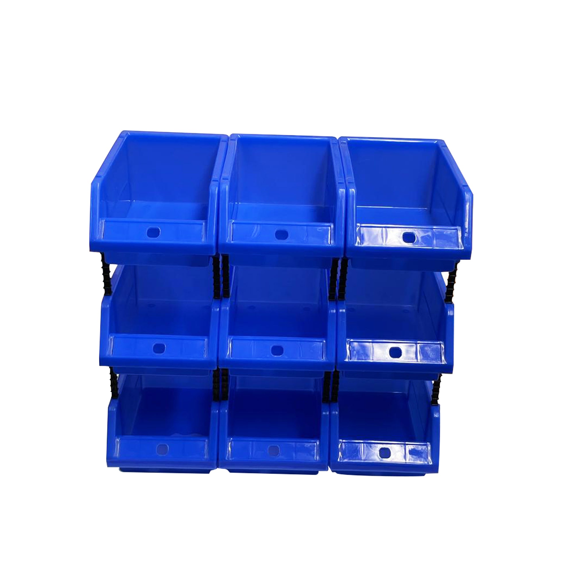 Stackable Blue Storage Pick Bin with Riser Stands 170x118x75mm– Shop Inc