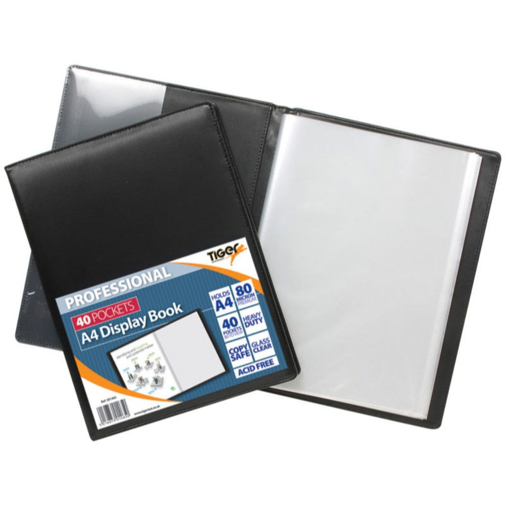 Tiger A4 Professional 40 Pocket Display Book– Shop Inc