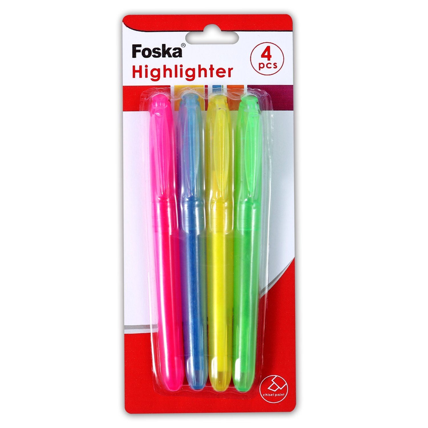 Pack of 4 Colours Highlighter Marker Pens– Shop Inc