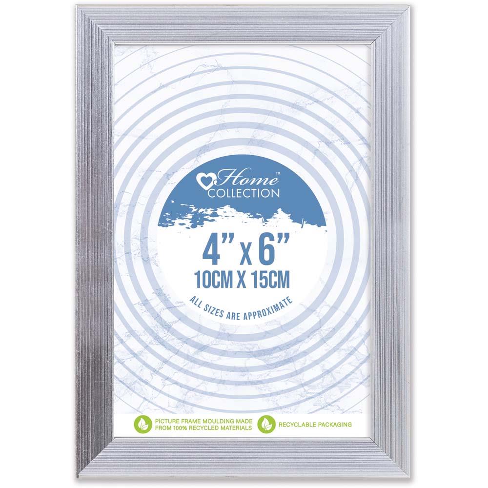 Pack of 12 Silver Ribbed Design Photo Frames 4 x 6"– Shop Inc