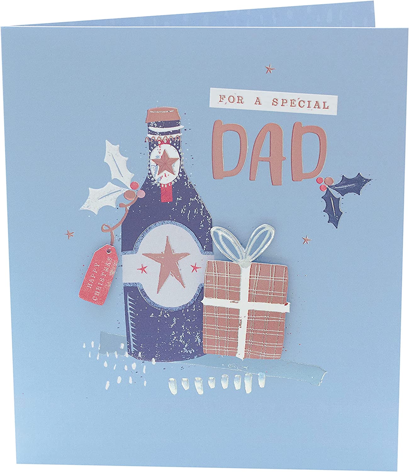 Special Dad Christmas Card 3D Effect– Shop Inc